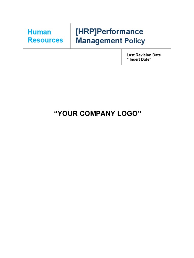 Performance Management Policy | Download Free PDF | Performance ...