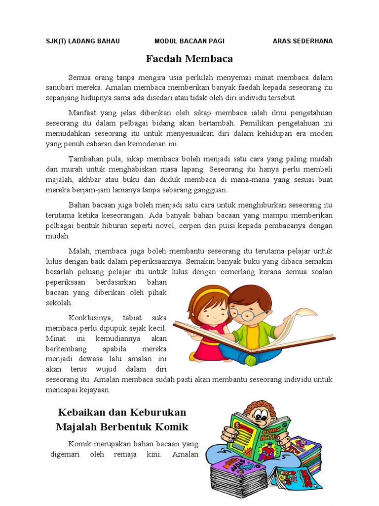 Modul Bacaan Pagi Aras Sederhana Pdf