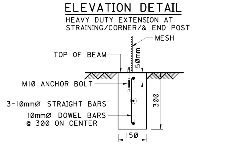 Grade Beam Dowel Bar | PDF | Road | Building Engineering