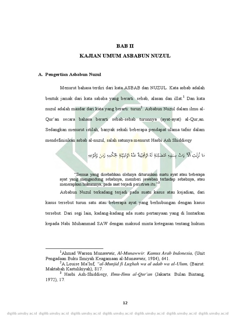 Asbab Nuzul | PDF
