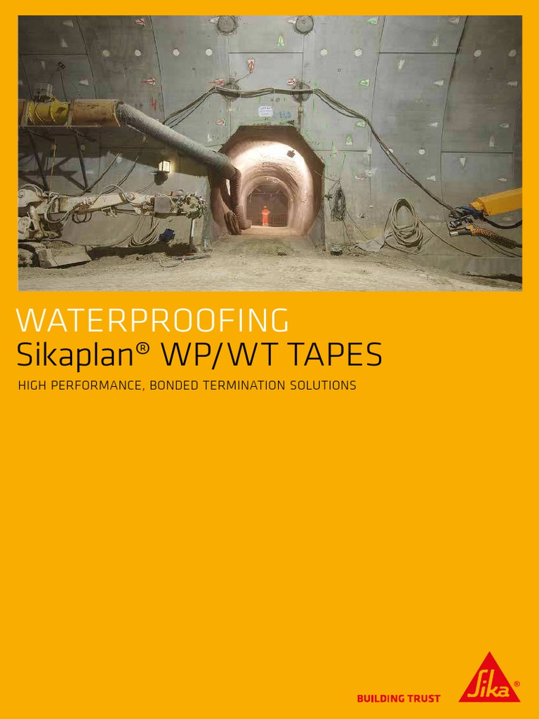 Glo Sikaplan WP WT Tapes | PDF | Adhesive | Applied And ...