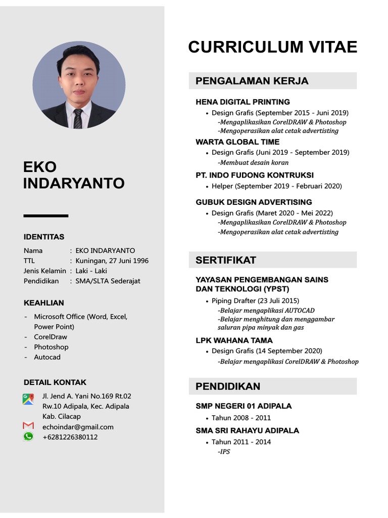 CV Eko Indaryanto | PDF