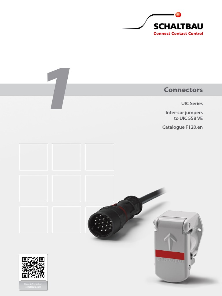 Connectors: UIC Series Inter-Car Jumpers To UIC 558 VE Catalogue F120 ...