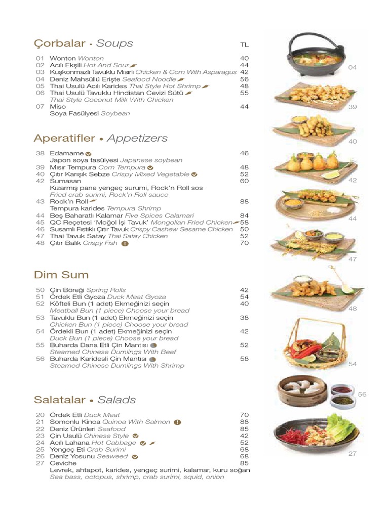 Quickchina Ankara Paket Menu | PDF