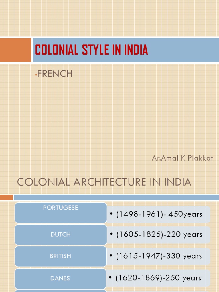 Colonial French | PDF | Architectural Elements | Buildings And Structures