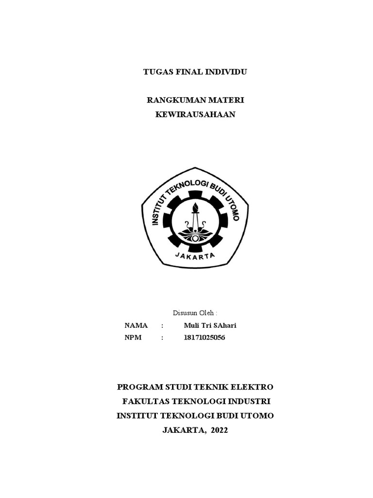 Moch. Arik Susilo - Tugas Final Individu - KWU | PDF