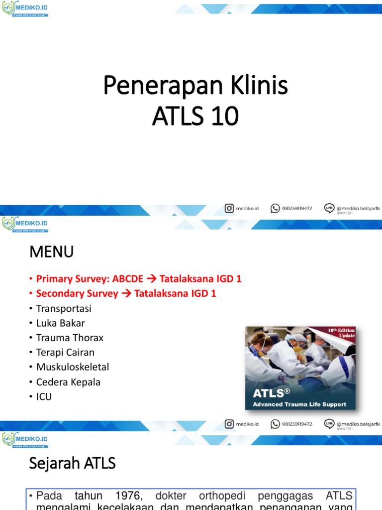 ATLS Mediko | PDF