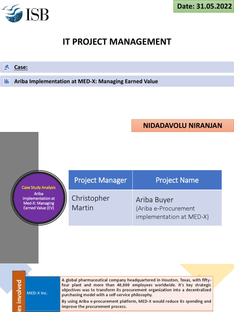 Ariba Implementation at MED-X | PDF