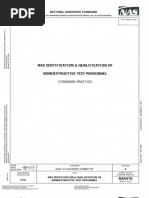 Nas 410 Rev 5 | PDF | Nondestructive Testing | Business Process