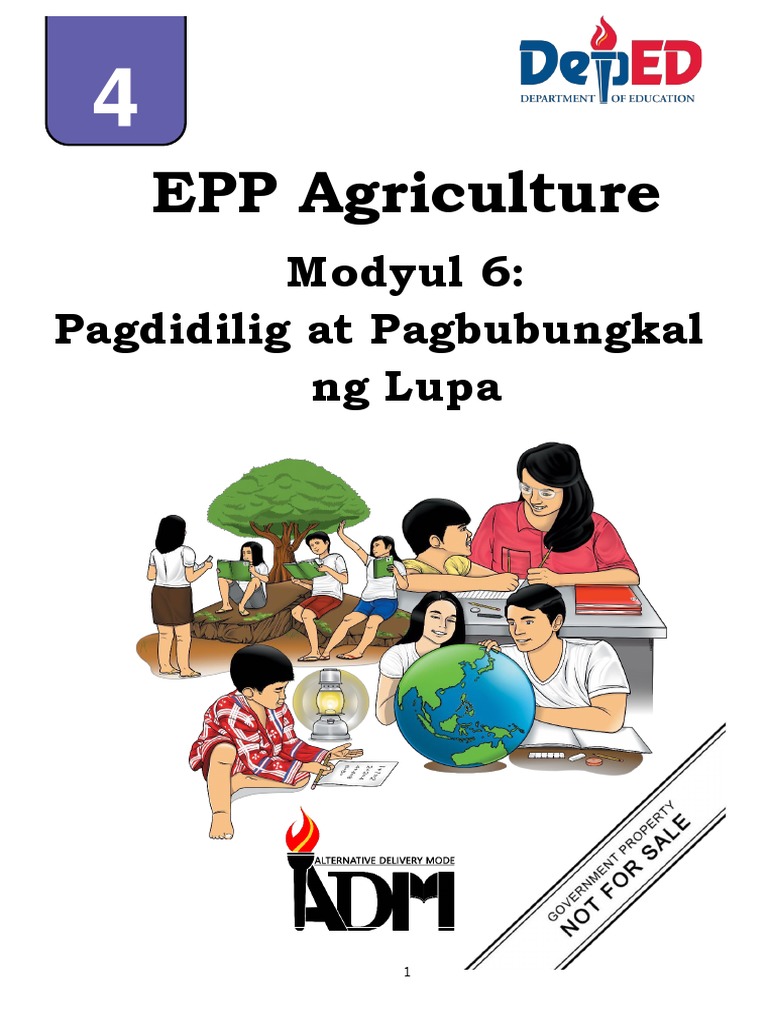 EPP4 - Agriculture - Modyul 6 - Pagdidilig at Pagbubungkal NG Lupa | PDF