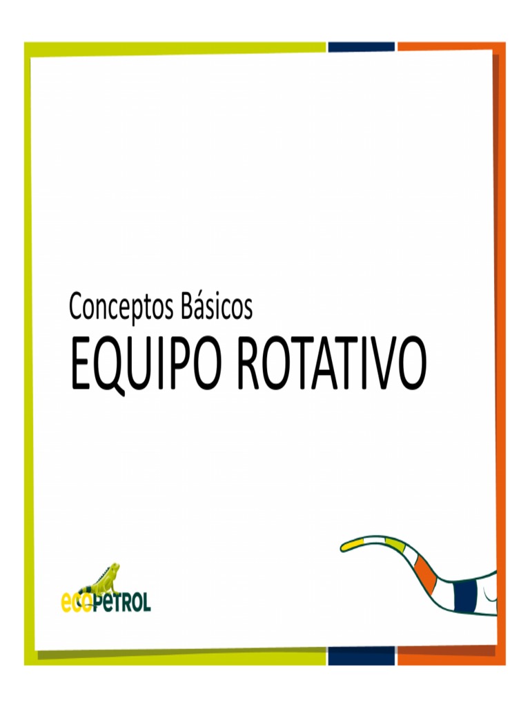 Conceptos Básicos Equipo Rotativo V3 | PDF | Máquina de vapor | Turbina