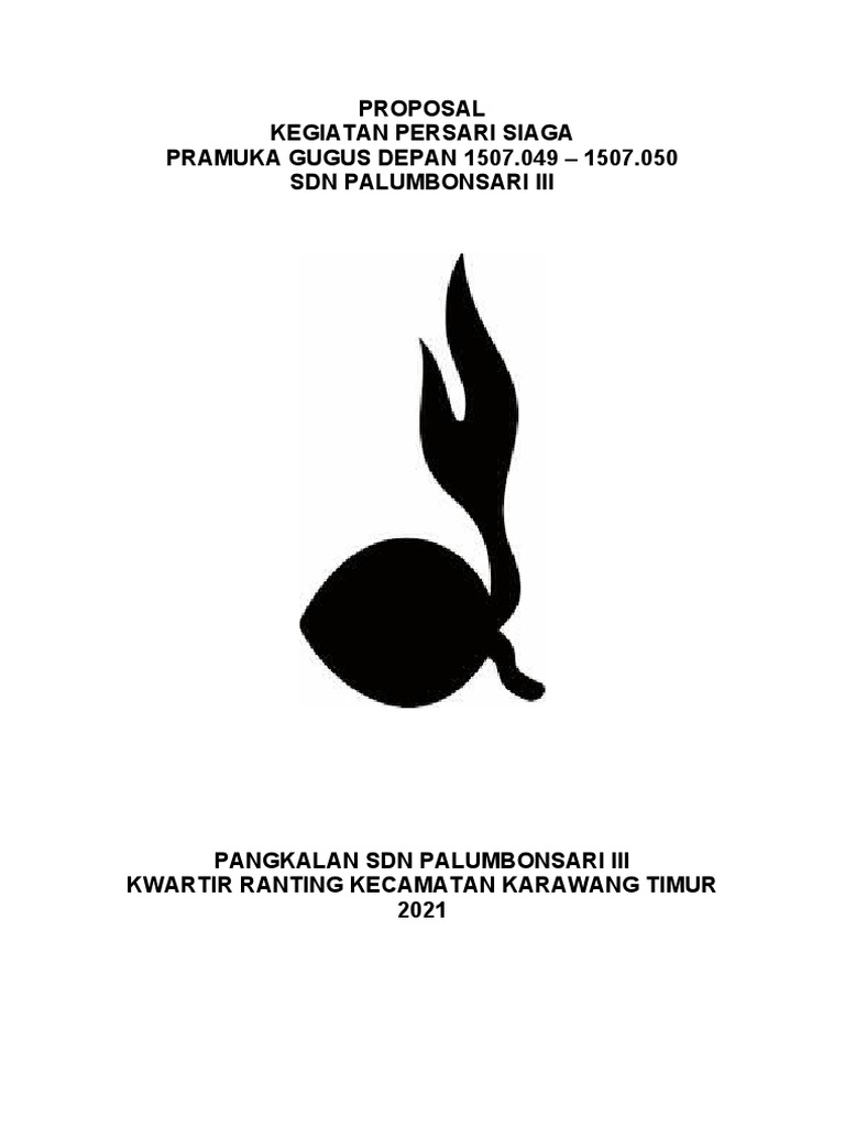 Proposal Kegiatan Persari Siaga Pramuka | PDF | Karier & Perkembangan