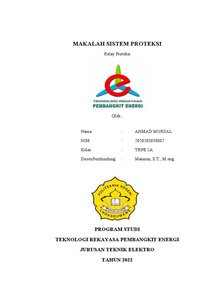 Makalah Sistem Proteksi | PDF