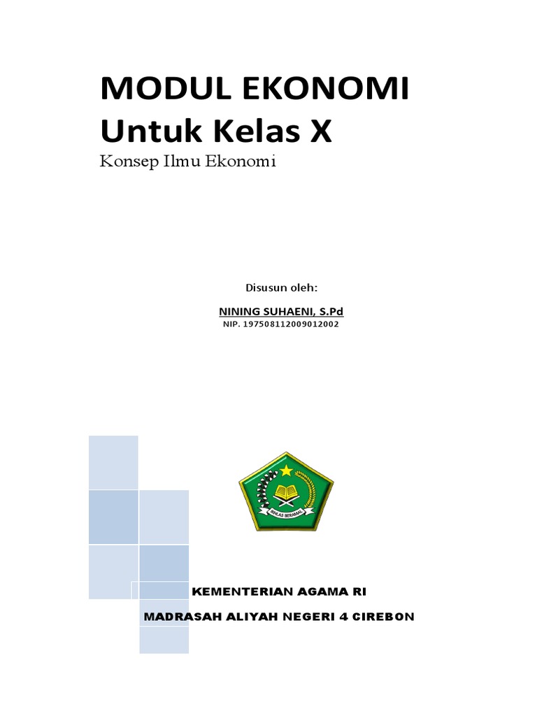 Modul Ekonomi Ma Kelas X | PDF