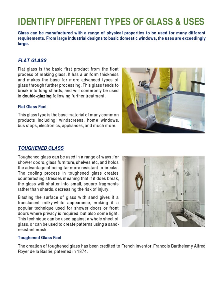 Ex. 10 - Glass | PDF | Glasses | Building Materials