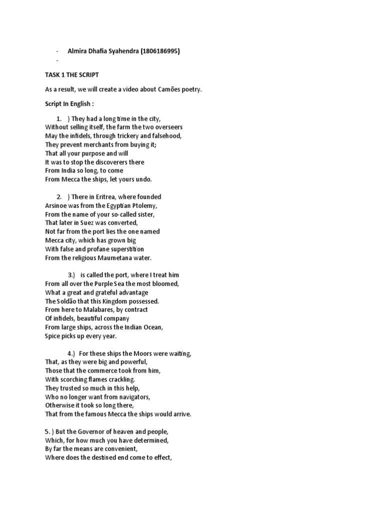 Script Portuguese Language | PDF