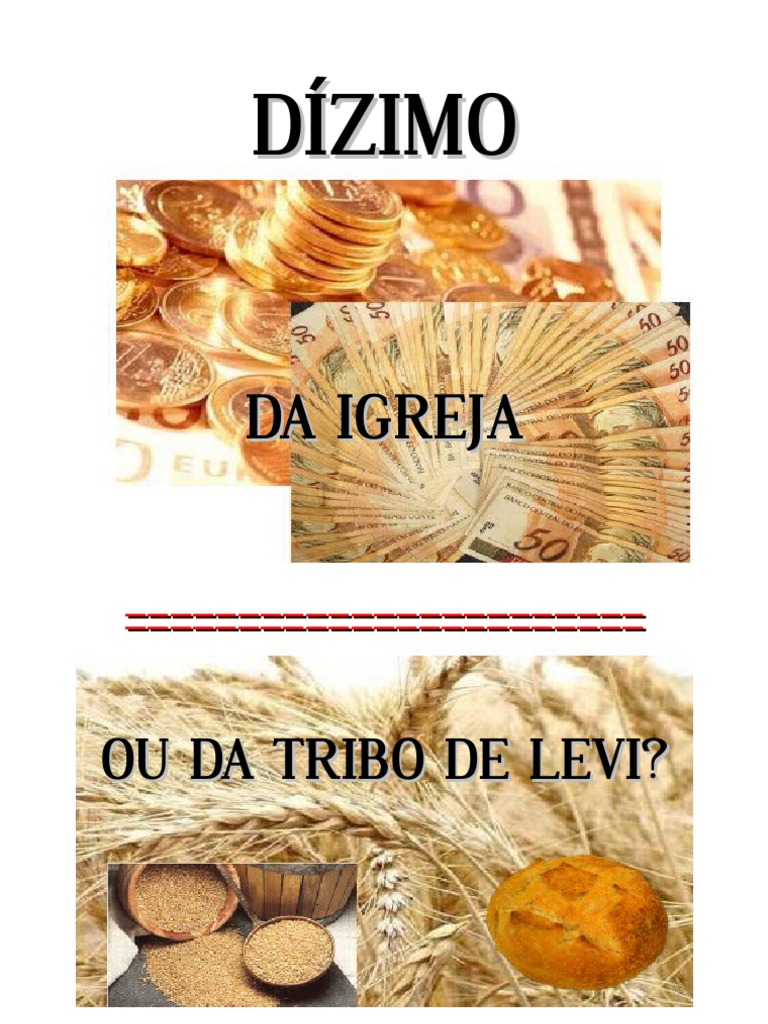 Dízimo | PDF | Bíblia | Novo Testamento
