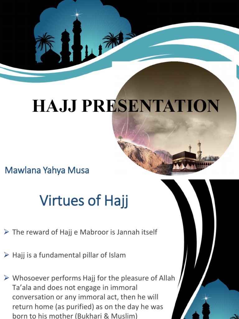 Hajj Presentation | PDF | Hajj | Sharia
