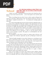ESL Conversation Questions - School (I-TESL-J) | PDF | Schools ...