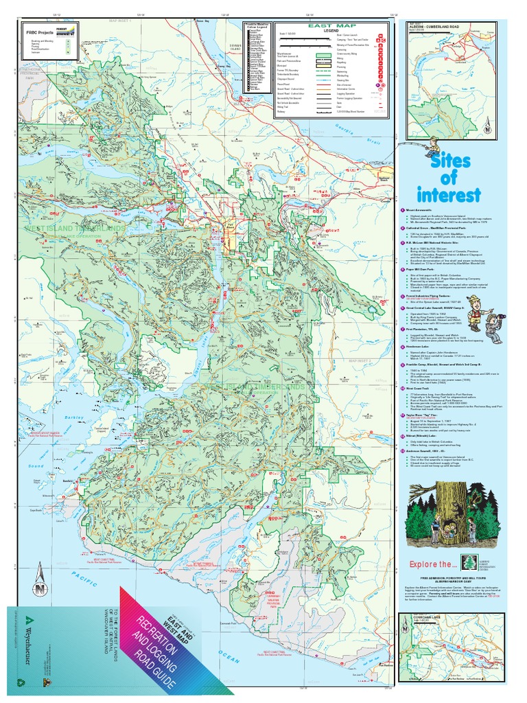 Vancouver Island Backroads Map | PDF | Outdoor Recreation