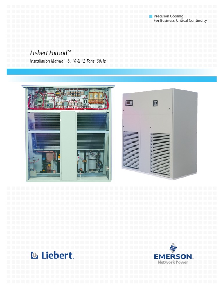 Leibert Manual | PDF | Hvac | Capacitor