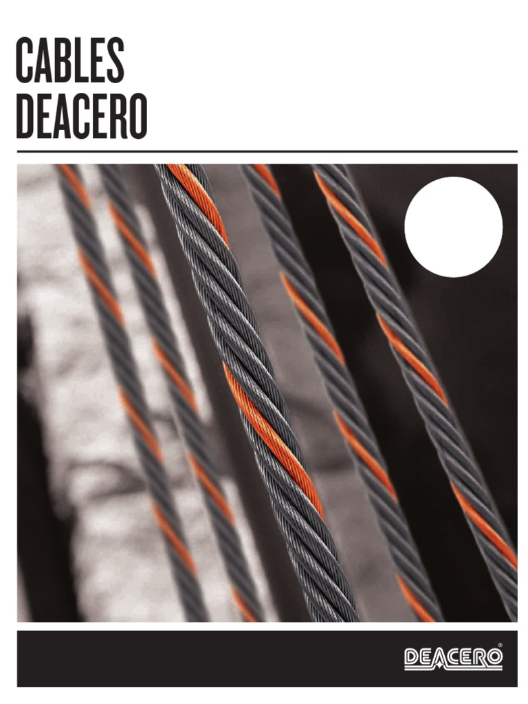 Catogo Cables de Acero Swfnu | PDF | Sectores Economicos | Materiales
