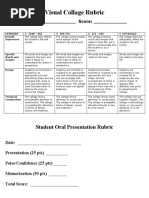 Collage Rubric | PDF | Graphics | Collage