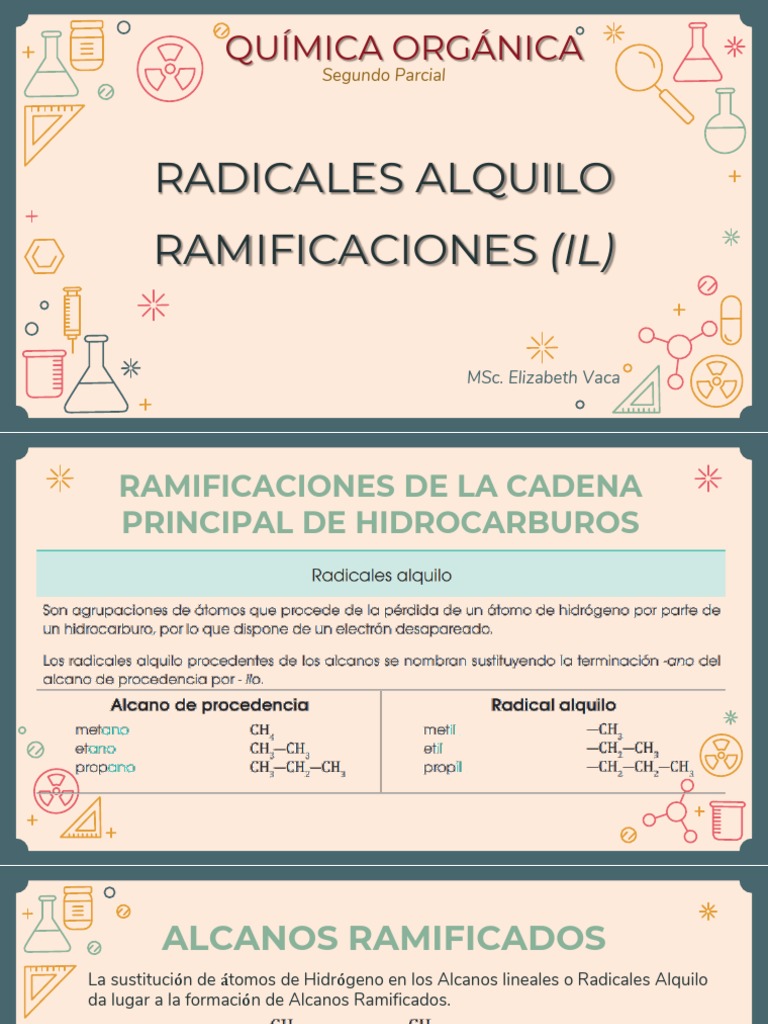 Radicales Alquilo | PDF