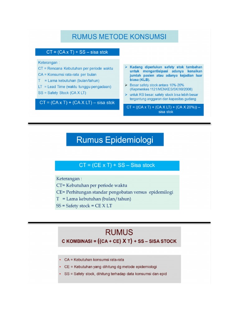 Rumus Stok | PDF