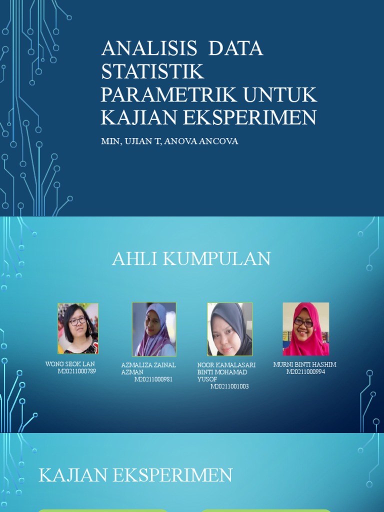 Analisis Data Statistik Parametrik Untuk Kajian Eksperimen | PDF