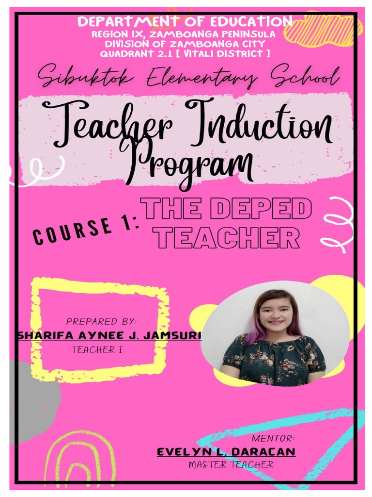 COURSE BOOK 1 - AYNEE For Teacher Induction Program | PDF | Teachers ...