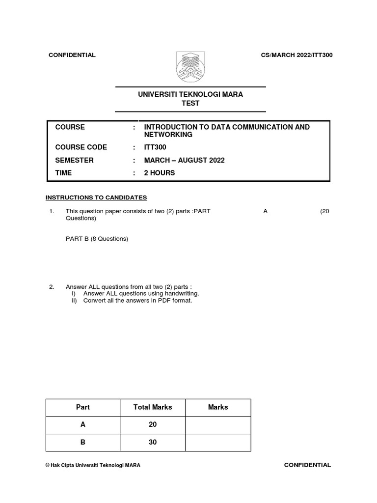 Siti Nur Zuraida Binti Che Mood - 2020829928 | PDF | Internet Protocol ...