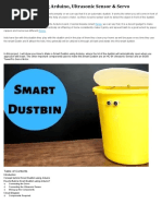 Project Report On SMART DUSTBIN | PDF | Arduino | Ultrasound