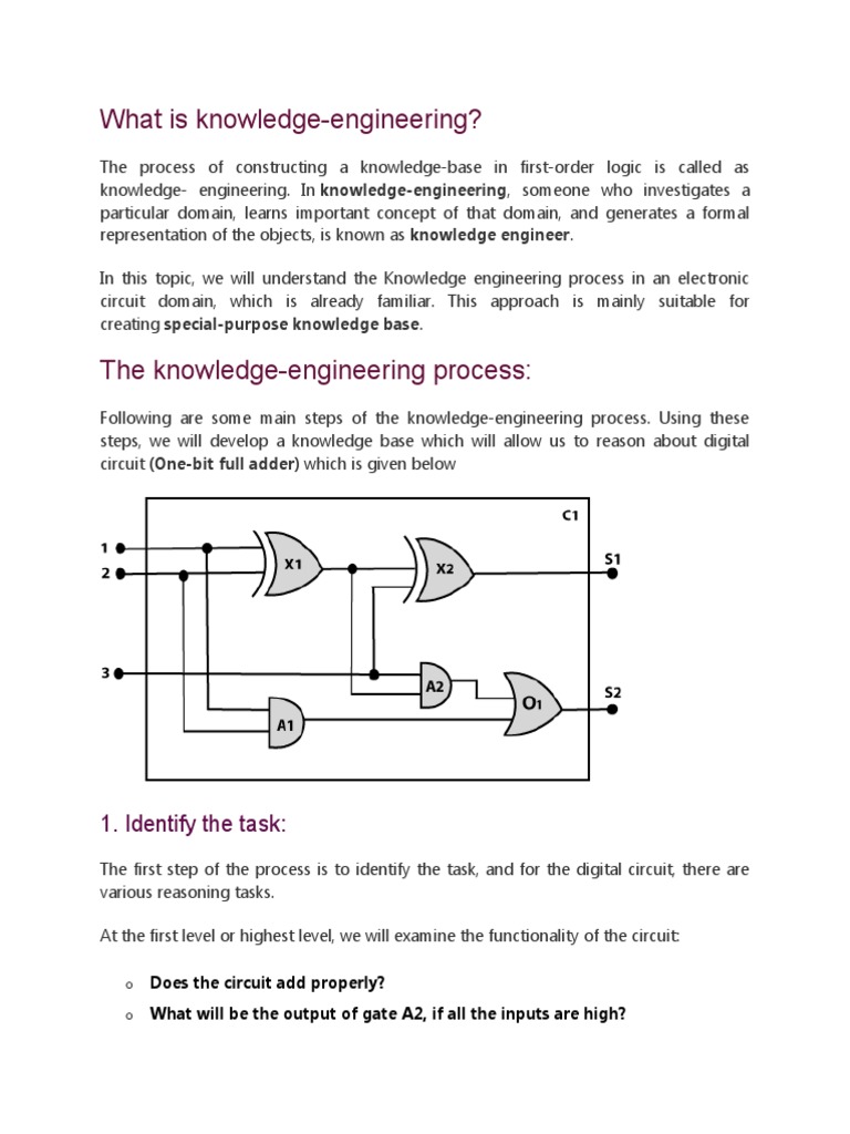 Knowledge Representation of FOL | PDF | Electronic Circuits | Computing