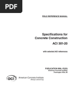 Aci 301-20 | PDF | Concrete | Precast Concrete