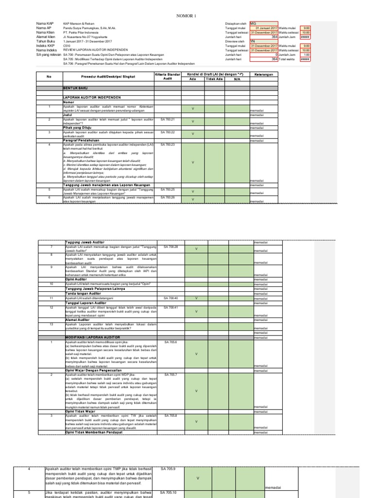 Tugas 8 Lab Auditing - 042712348 - Eksi4414 | PDF