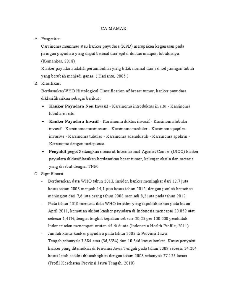 Ca Servix, Ca Mamae | PDF