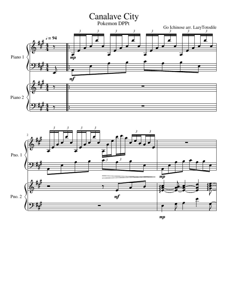 Canalave City: Pokemon DPPT | PDF