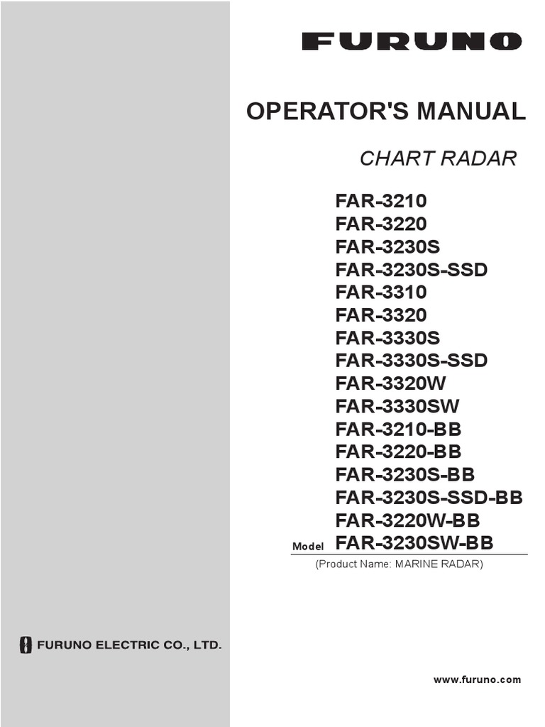 Furuno Radar | PDF | Radar | Menu (Computing)