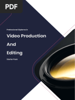 Video Editing Course Module | PDF | Rgb Color Model | Display Technology