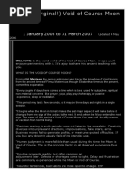January 2026 Void of Course Moon Calendar Eastern Standard Time (EST ...