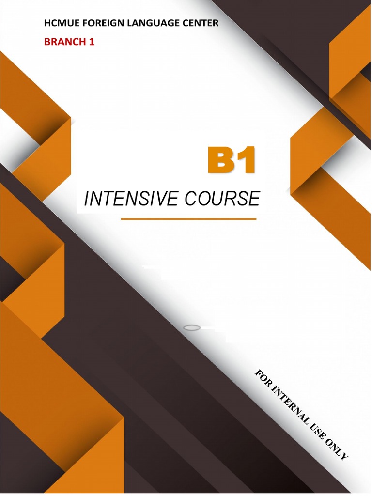 HCMUE B1 Intensive Course Overview | PDF | Question | Essays