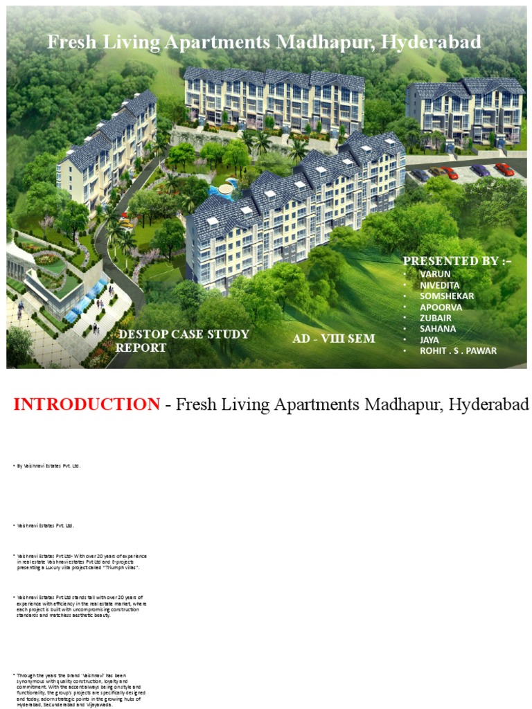 Fresh Living Appartement Destop Study | PDF | Apartment | Buildings And Structures