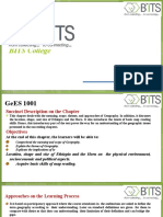 Freshman Geography Lecture 3 | PDF | Ethiopia | Plateau