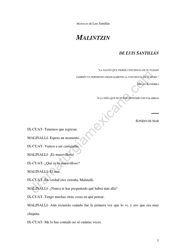 Malintzin | PDF | Hernán Cortés | Naturaleza