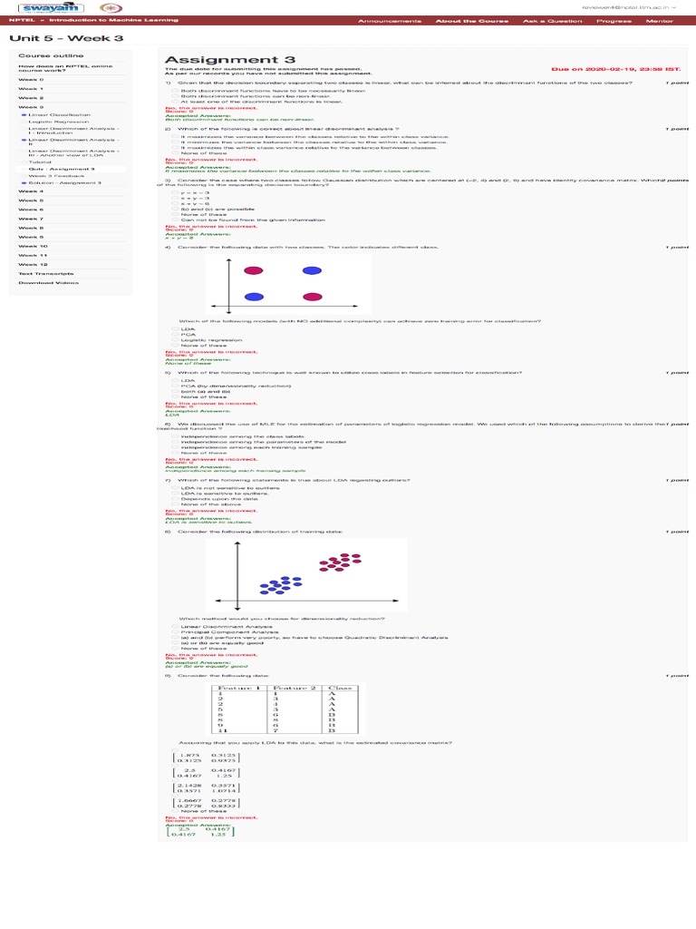 Noc20 cs29 Assigment 4 | PDF