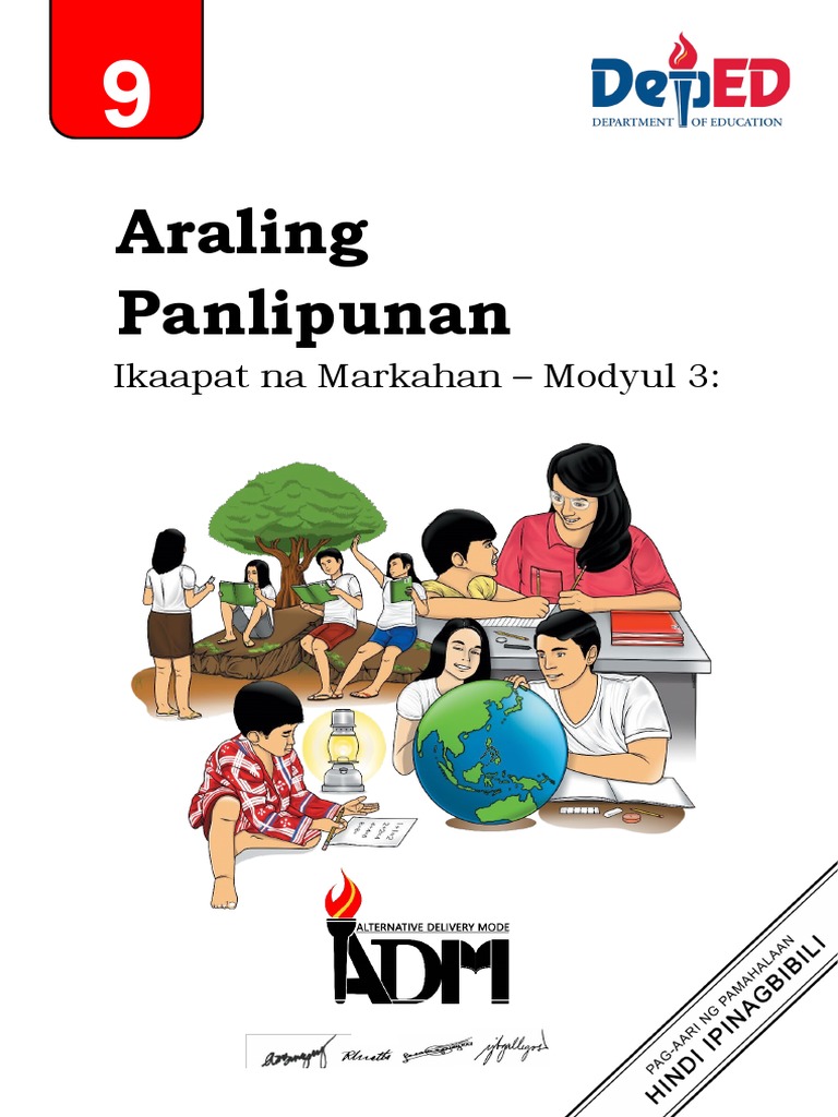 Ap9 Q4 Module3 Bahagingginagampananngagrikulturapangingisdaatpaggugubatsaekonomiya Corrected | PDF