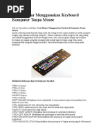 Kumpulan Kode Rahasia Pada Keyboard Laptop Dan Komputer | PDF | Komputer