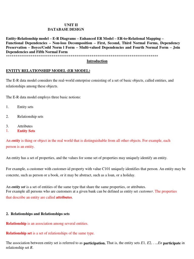 UNIT 2DBMS-new | PDF | Databases | Computing UNIT 2DBMS-new | PDF | Databases | Computing