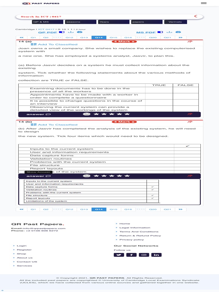 0417 QR Dynamic Papers ICT Ol Cambridge | PDF | Educational Technology ...